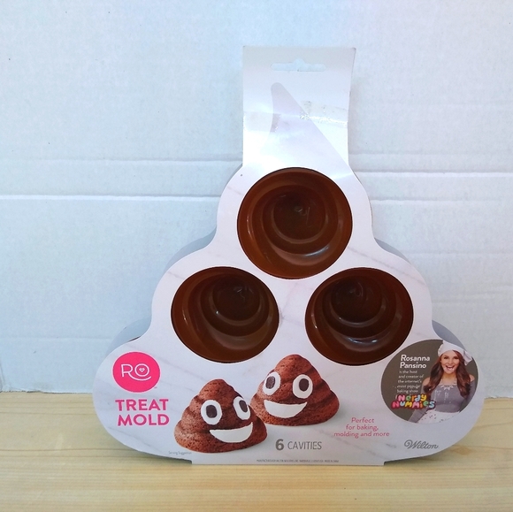 Kitchen | 6 Cupcake Mold Poop Emoji Treats Chocola | Poshmark